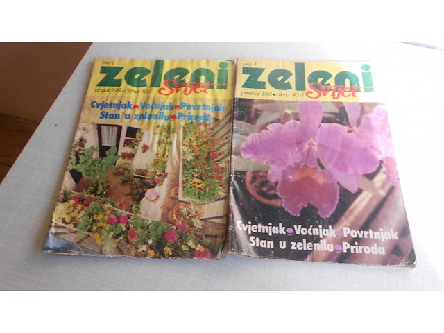 Zeleni svijet - broj 1 i 4 1981. godina