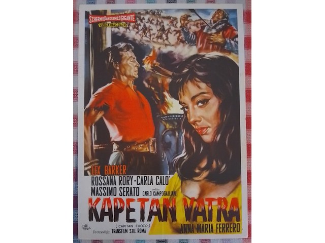 plakat KAPETAN VATRA