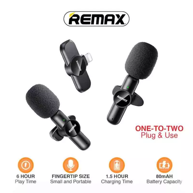 Mikrofon REMAX Ryusic Series K10 iPhone crni