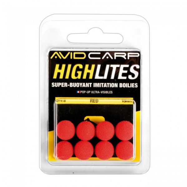 AVID CARP HIGHLITES 10 MM RED