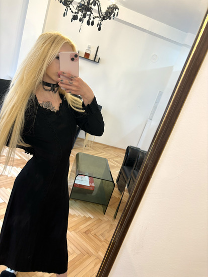 Duga crna haljina ~ Gothic haljina