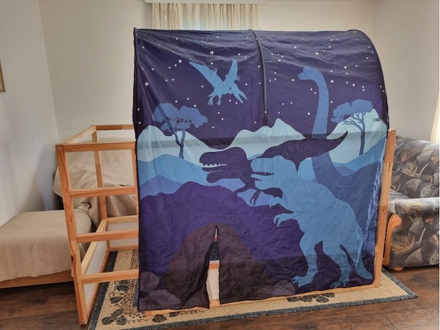 Ikea KURA sator-baldahin za krevet-Dino