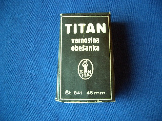 Titan Kamnik, prazna kutijica od lokota, KRŠ