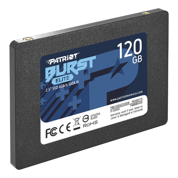 SSD 2.5 SATA3 6Gbs 120GB Patriot Burst Elite 450MBs320MBs PBE120GS25SSDR