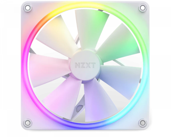 NZXT F140 RGB 140mm ventilator beli (RF-R14SF-W1)