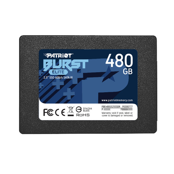 SSD 2.5 SATA3 6Gbs 480GB Patriot Burst Elite 450MBs320MBs PBE480GS25SSDR