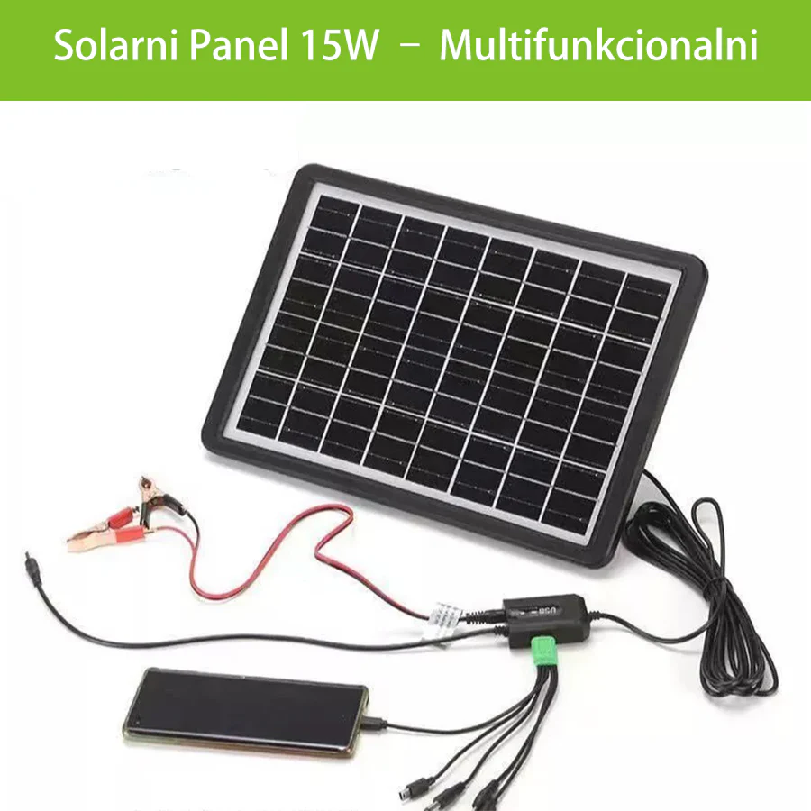 Solarni Panel 15W – Multifunkcionalni