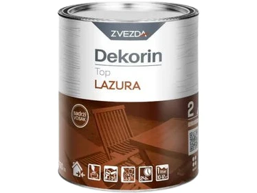 Lazura sa voskom Uljana Dekorin TOP 750ml