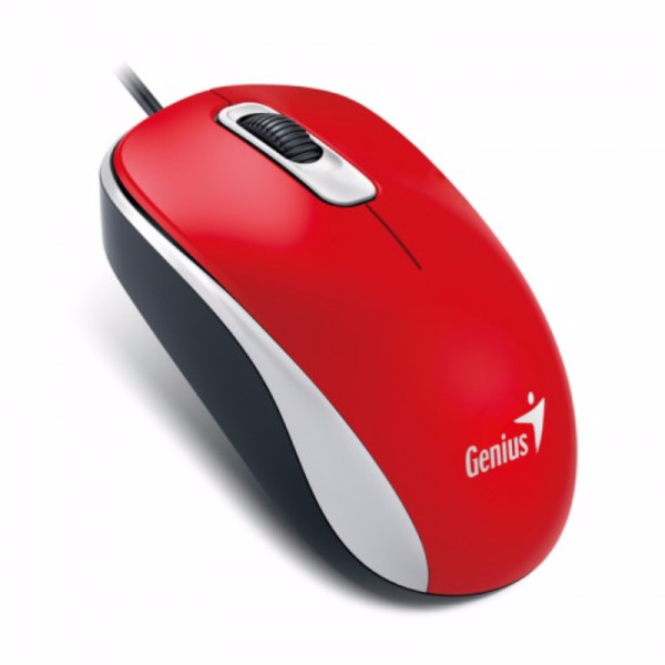 Miš Genius DX-110 Crveni USBOptički 1000 dpi