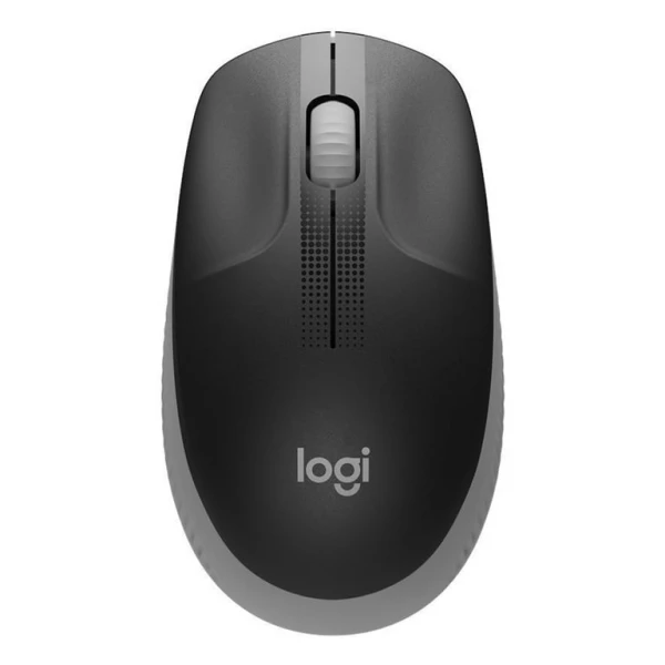 M190 Full Size Wireless Mouse Mid Grey