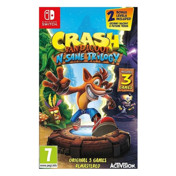 Switch Crash Bandicoot N. Sane Trilogy
