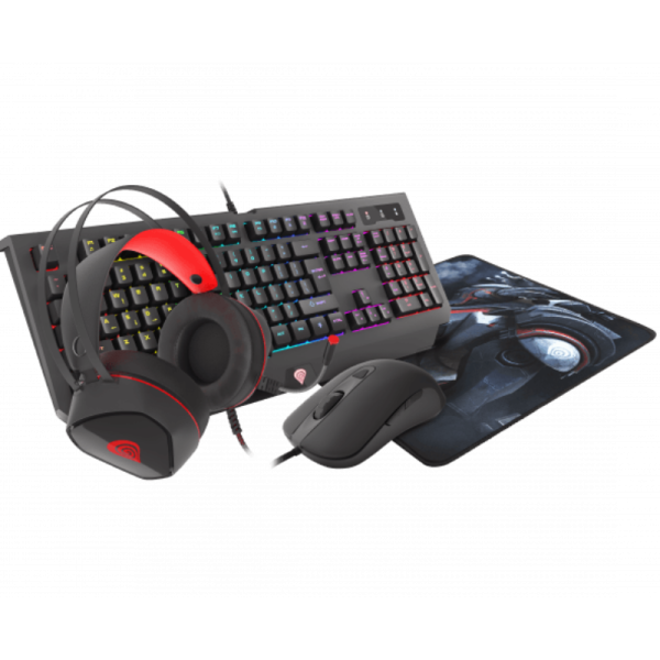 Tastatura + miš + slušalice + podloga Genesis Cobalt 330 RGB