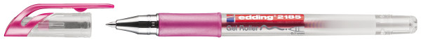 Gel roler E-2185 Crystaljelly 0,7mm Edding bledo roze