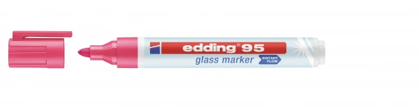 Marker za staklenu tablu E-95 1,5-3mm, zaobljeni Edding roze