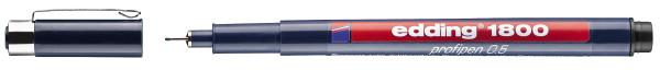 Drawliner E-1800 0,5mm Edding crna