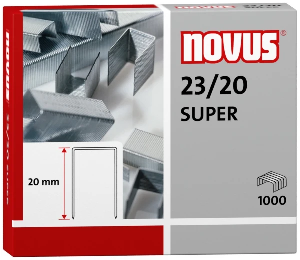 Klamerice Novus 23/20 super, 1/1000, 170 listova Novus