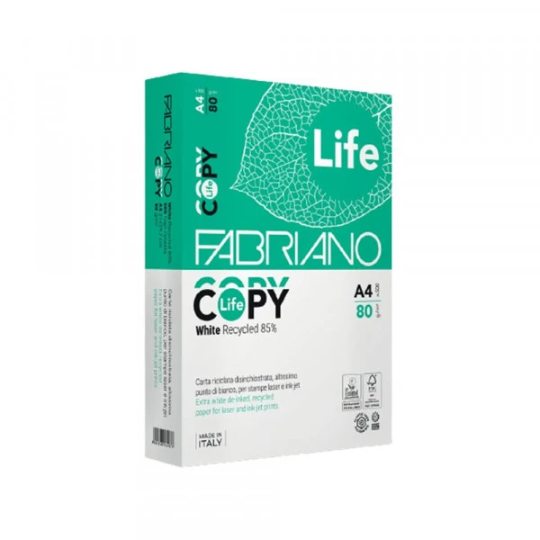 Fotokopir Fotokopir papir A4 80gr Fabriano Copy Life reciklirani 85% ( 5457 )