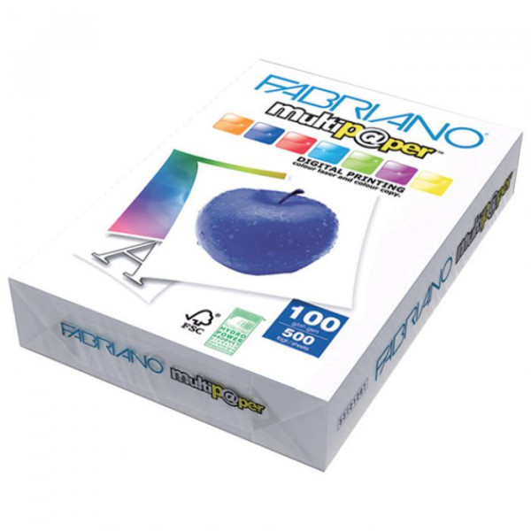 Fotokopir papir A4 100g pk500 Fabriano Multipaper 53221297