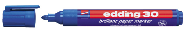 Pigmentni marker E-30 1,5-3mm Edding plava