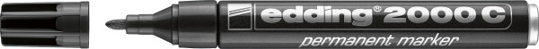 Permanent marker Edding E-2000 C 1,5-3mm Edding crna