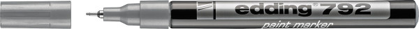 Paint marker E-792 0,8mm Edding srebrna