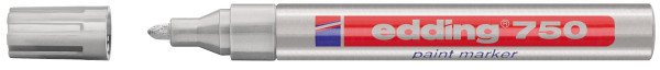 Paint marker E-750 2-4mm Edding srebrna