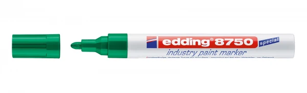 Industrijski paint marker E-8750 2-4mm Edding zelena