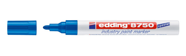 Industrijski paint marker E-8750 2-4mm Edding plava