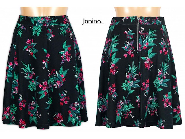 |O| JANINA suknja sa cvetnom dezenom (40 / M)
