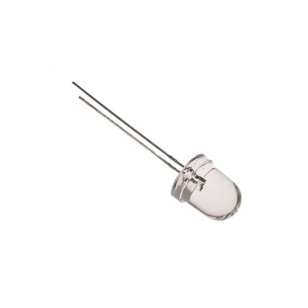 LED-dioda 10mm plava 180-400 mcd , 20°, 460-465 nm , 3,3-4 V, 20mA