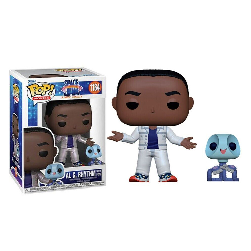 Funko POP! Movies: Space Jam 2 - AI G W/ Pete Buddy (Metallic)