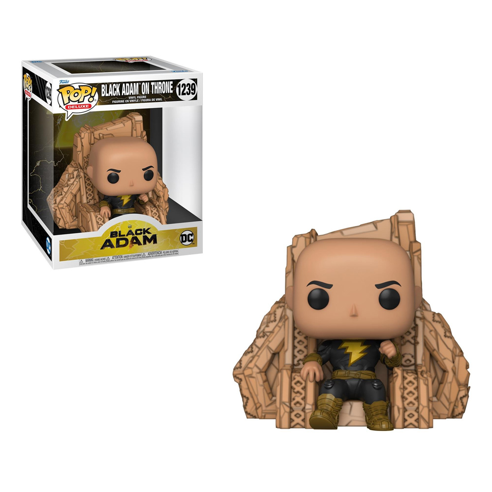 Funko POP! Deluxe: Black Adam - Black Adam On Throne