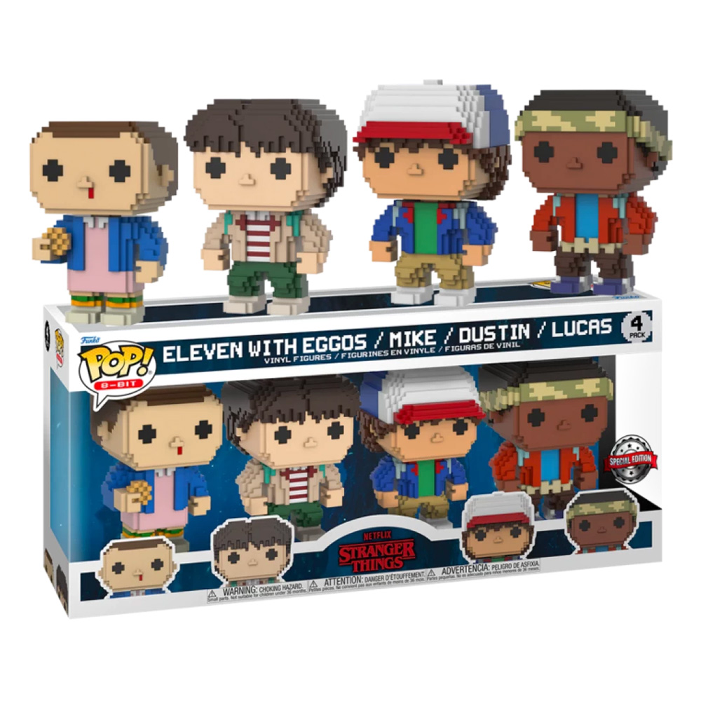 Funko POP! 8 Bit : Stranger Things 4 Pack