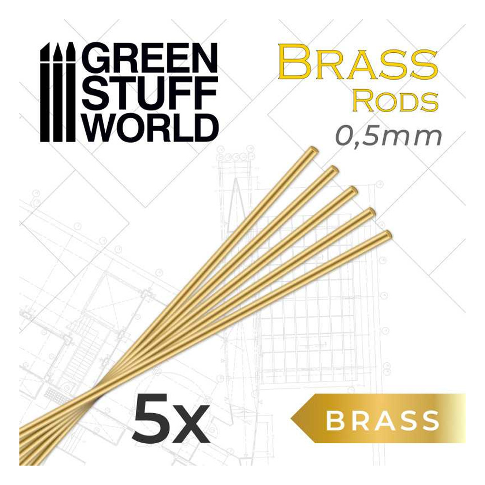 Round Brass Rods 0.5mm