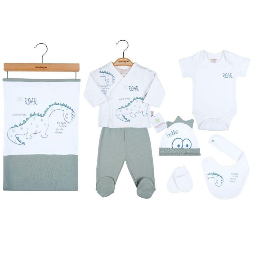 Ciccimbaby set za bebe dečake zelena U4757