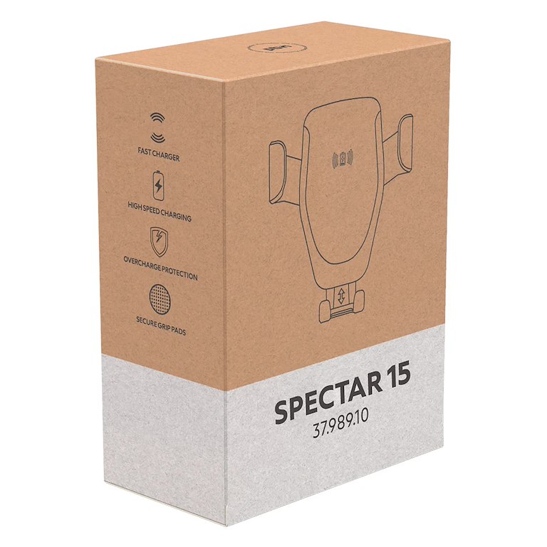 PIXO - SPECTAR 15
Držač i bežični punjač mobilnih telefona, 15W