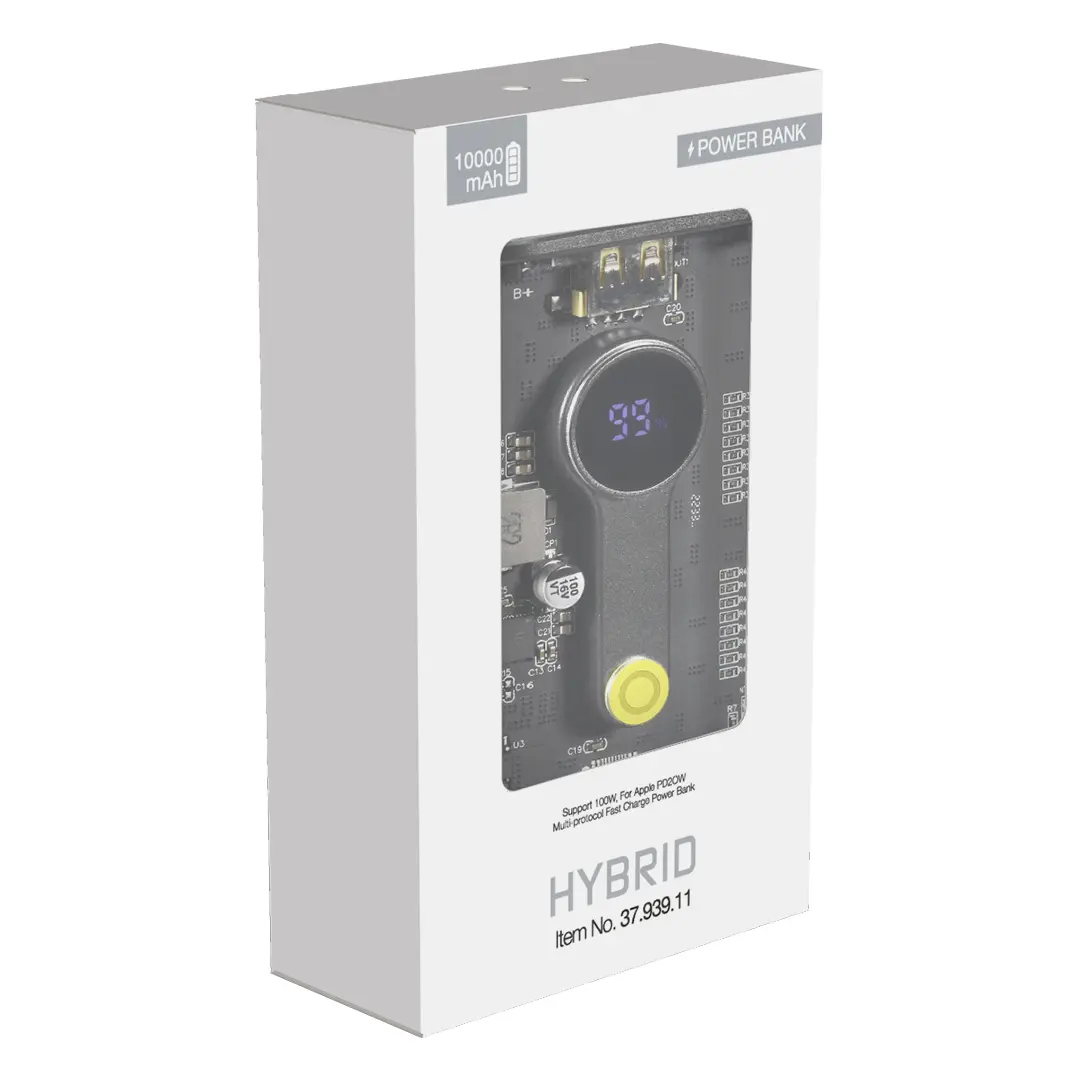 PIXO - HYBRID
Pomoćna baterija, 10.000 mAh