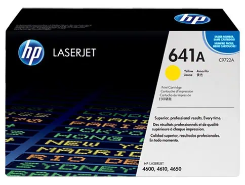 Hp toner kertridz original zuti C9722A – 641A