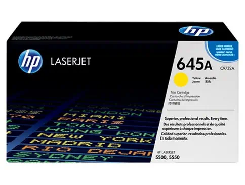 Hp toner kertridz original zuti C9732A – 645A