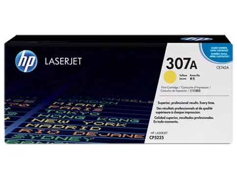 Hp toner kertridz original zuti CE742A – 307A