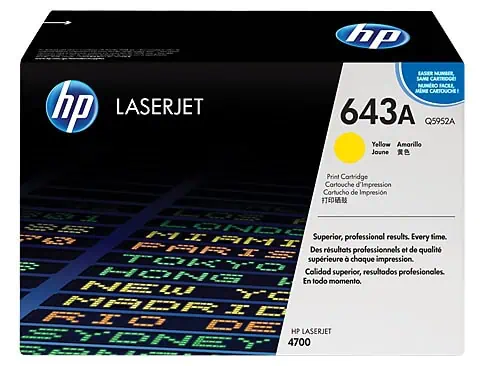 Hp toner kertridz original zuti Q5952A – 643A