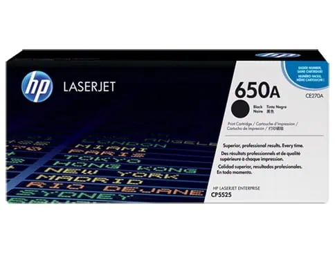 Hp toner ketridz original crni CE270A – 650A