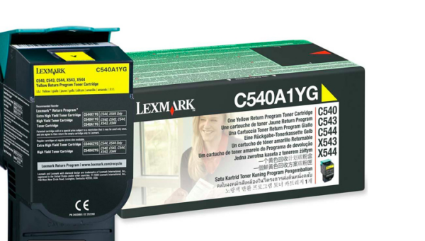 Original yellow žuti toner LEXMARK C540A1YG