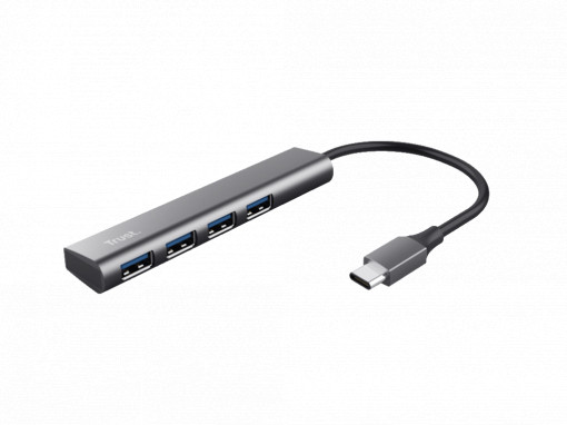 Adapter TRUST HALYX USB HUB-3.2/4xUSB/siva