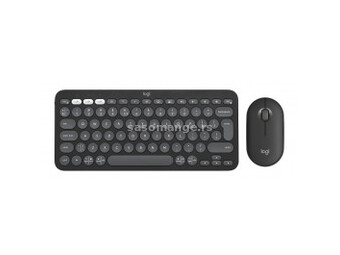 LOGITECH Komplet tastatura i miš Pebble 2 Combo Graphite US 920-012239