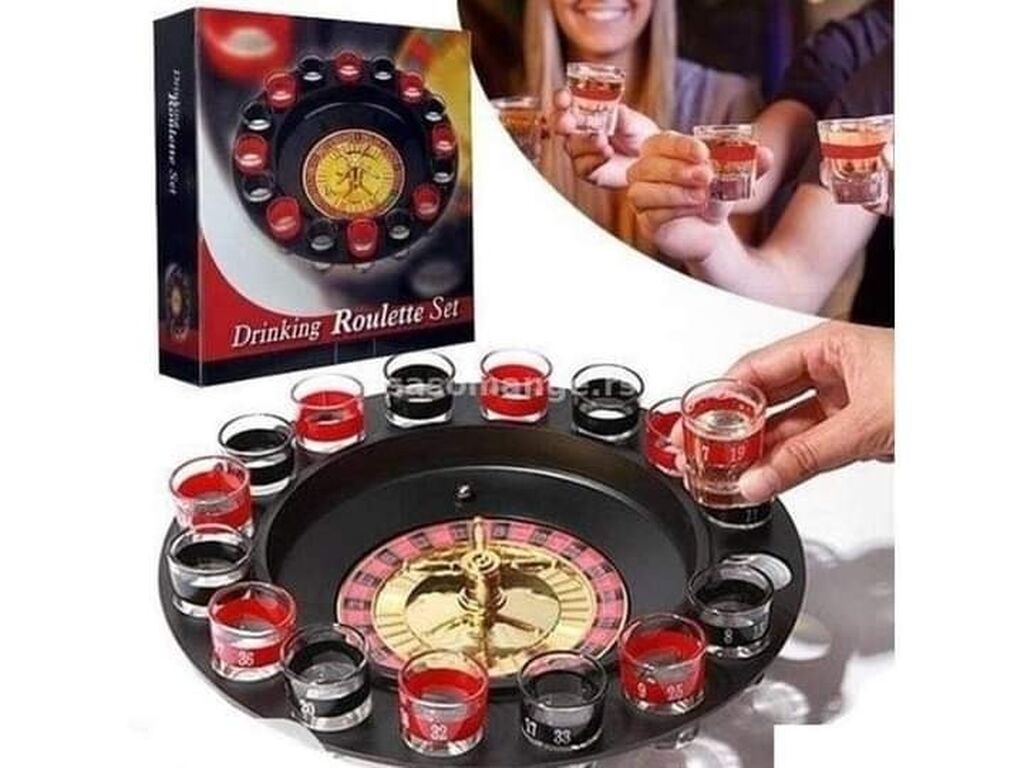 Cena 2.500 dinara Pijani rulet – Društvena igra za žurke -100% zabava