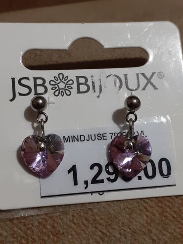 Swarovski mindjuše. Novo! U obliku srca