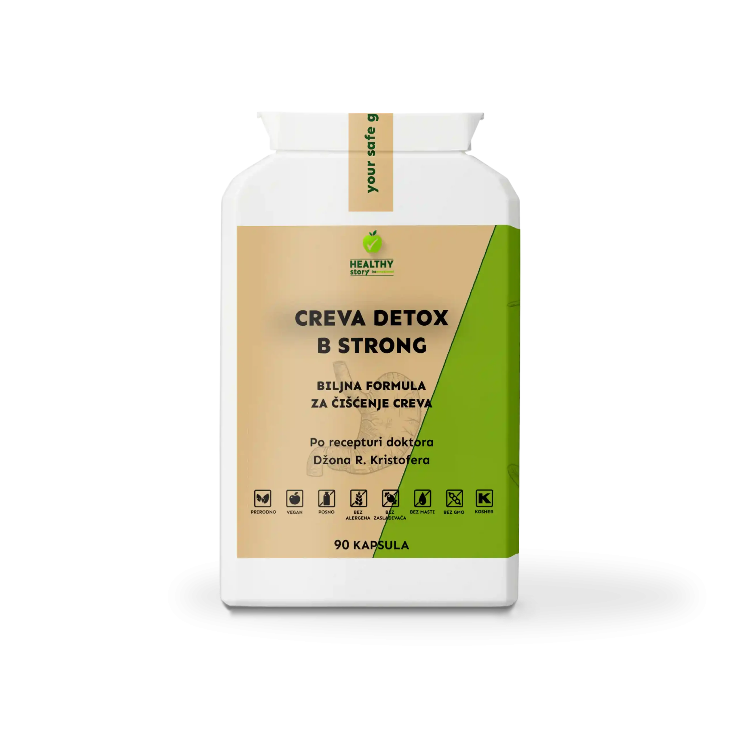 Creva Detox B Strong 90 kapsula – Najjača formula za detox creva