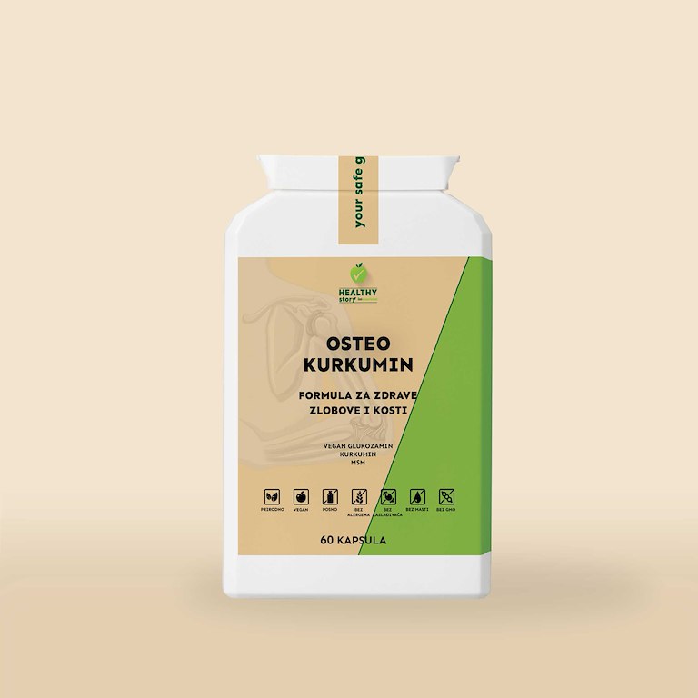 Osteo Kurkumin 60 kapsula – Formula za zdrave zglobove i kosti