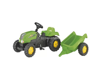 RollyToys Traktor na pedale sa prikolicom zeleni (012169)